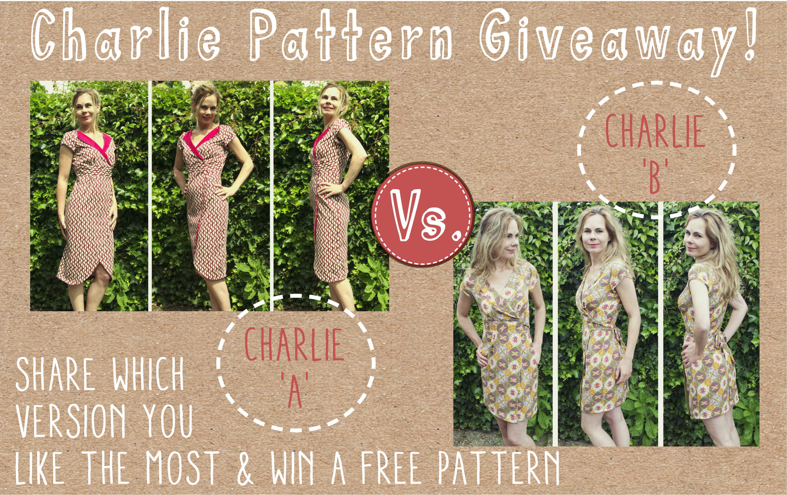 Charlie Pattern Giveaway - Rosie and me